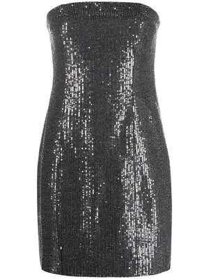 Sequined Strapless Minidress