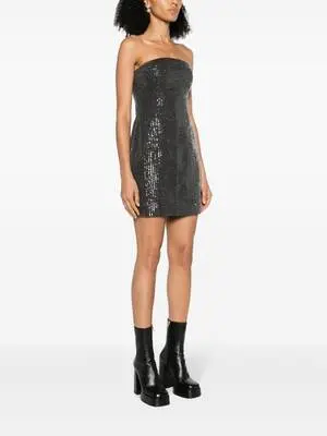 ROTATE BY BIRGER CHRISTENSEN Sequin-embellished Strapless Minidress