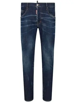 Dsquared2 Logo Appliqué Slim-cut Jeans