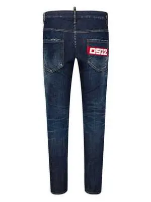 Dsquared2 Logo Appliqué Slim-cut Jeans