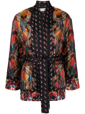 PIERRE-LOUIS MASCIA Self-tied Quilted Jacket