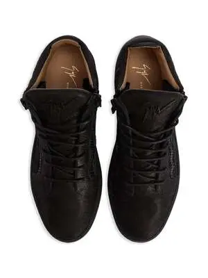 GIUSEPPE ZANOTTI Kriss Mid-top Sneakers - Black