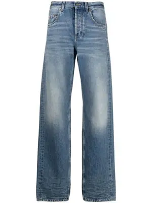 Saint Laurent High-waist Wide-leg Jeans