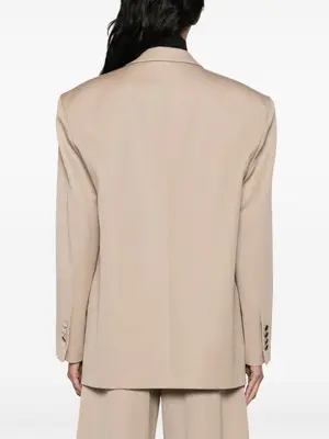 Attico Glen Oversized Single-breasted Blazer - Brown