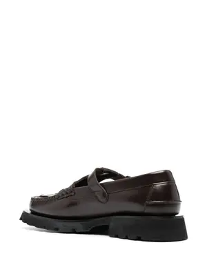 Hereu Soller Interwoven Leather Loafers