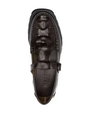 Hereu Soller Interwoven Leather Loafers
