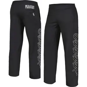 PLEASURES Chicago White Sox Pitcher Track Pants - Black