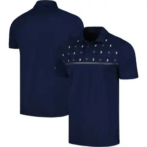 LEVELWEAR Boston Red Sox Sector Batter Up Raglan Polo - Navy