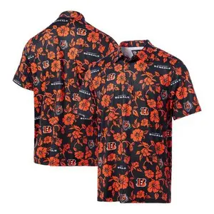 Reyn Spooner Cincinnati Bengals Pua Performance Polo - Black