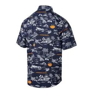 Reyn Spooner Chicago Bears Throwback Kekai Print Button-up Shirt