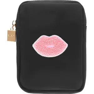 BLOC BAGS Mini Kiss Cosmetics Bag - Black