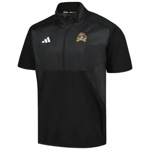 Adidas Ecu Pirates Aeroready Raglan Short Sleeve Quarter-zip Jacket