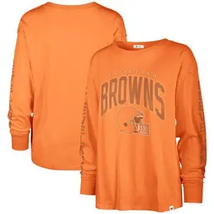 '47 Cleveland Browns Tom Cat Lightweight Long Sleeve T-shirt - Orange