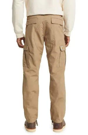 Carhartt Work In Progress Aviation Ripstop Cotton Cargo Pants - Leather (rinsed)