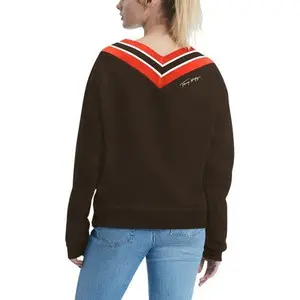 Tommy Hilfiger Cleveland Browns Raglan V-neck Sweater