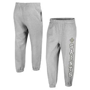 '47 New Orleans Saints Double Pro Harper Jogger Sweatpants - Gray