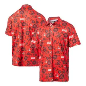 Reyn Spooner Cleveland Browns Pua Performance Polo - Orange