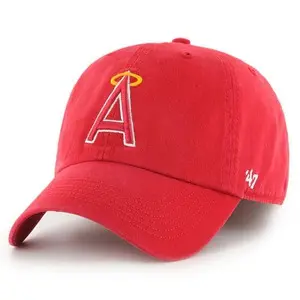 '47 Los Angeles Angels Cooperstown Collection Franchise Fitted Hat - Red