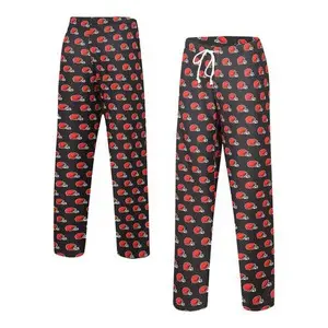 CONCEPTS SPORT Cleveland S Gauge Allover Print Sleep Pants - Brown