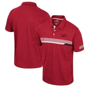 COLOSSEUM Arkansas Razorbacks No Problemo Polo - Cardinal