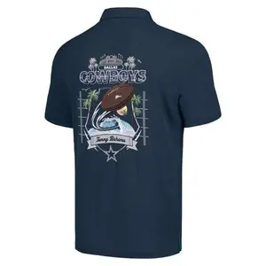 Tommy Bahama Dallas Cowboys Tidal Kickoff Camp Button-up Shirt