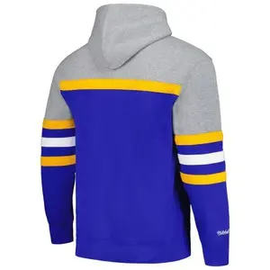 Mitchell & Ness Gray St. Louis S Head Coach Pullover Hoodie