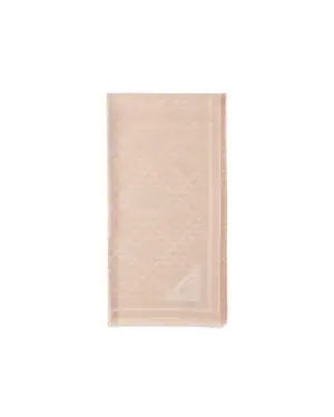 Prada Symbole Silk And Wool Jacquard Shawl - Pink