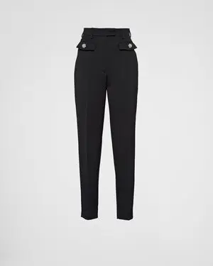 Prada Wool Sateen Pants