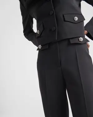 Prada Wool Sateen Pants