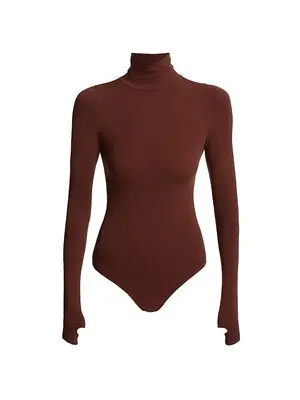 Commando Ballet Body Turtleneck Bodysuit Copper