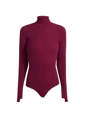 Commando Ballet Body Turtleneck Bodysuit Raspberry