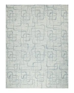 EXQUISITE RUGS Breeze 6536 Area Rug, 8' X 10 - Mist/blue