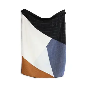 ANCHAL Naari Quilt Throw Blanket - Black