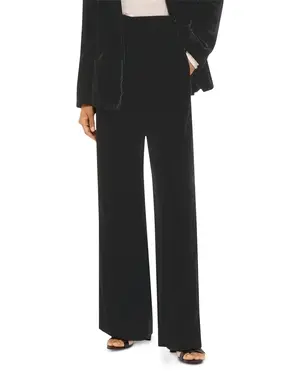 Whistles Velvet Straight Leg Trousers