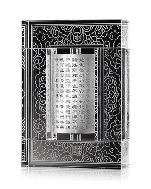 LIULI Pure Heart Revolution Crystal Prayer Wheel - Clear