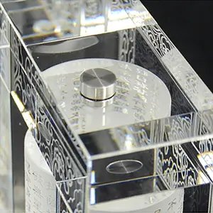 LIULI Pure Heart Revolution Crystal Prayer Wheel
