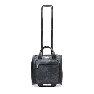 BAGGALLINI Two-wheel Under Seat Carry-on Luggage - Midnight Blossom Print