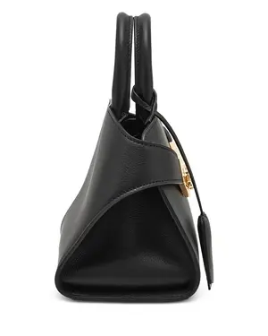 FERRAGAMO Hug Soft Mini Leather Crossbody - Nero