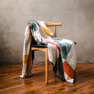 ANCHAL Check Quilt Throw