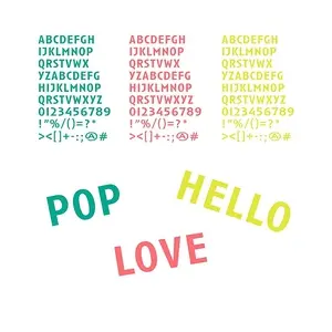 FPM MILANO Bank S Letter Stickers - Multi