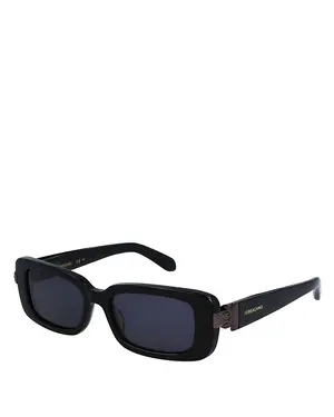 FERRAGAMO Prisma Rectangular Sunglasses 52mm - Black/gray Solid