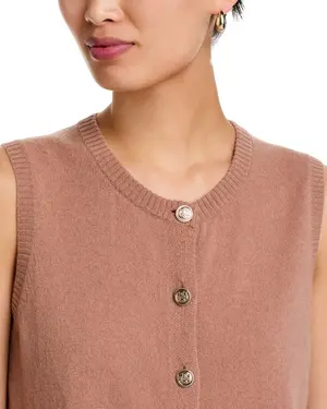 Bloomingdale'S Cashmere Crewneck Sweater Vest