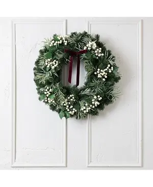 COCOBELLA Angelina Holiday Wreath - Green