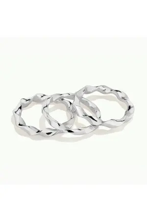 SOKO Twist Infinity Stacking Rings