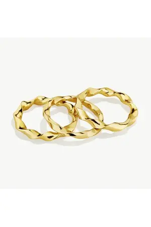 SOKO Twist Infinity Stacking Rings