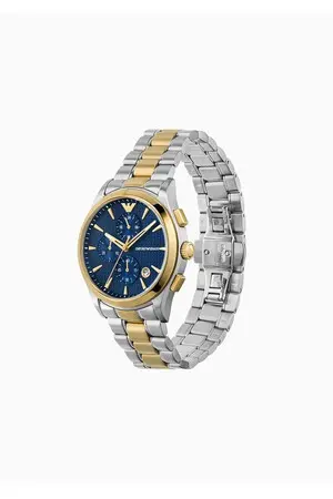 Emporio Armani Men Chronograph Two-tone Stainless Steel Watch