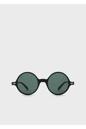 Emporio Armani Men Round Sunglasses