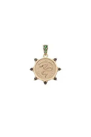 JANE WIN Protect Petite Embellished Coin - Gold
