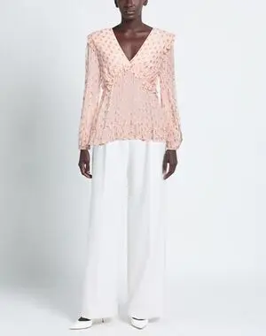 TWINSET Ruched Polka-dot Top
