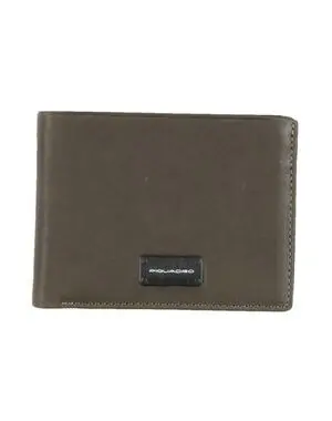PIQUADRO Wallet Dark Cow Leather - Green